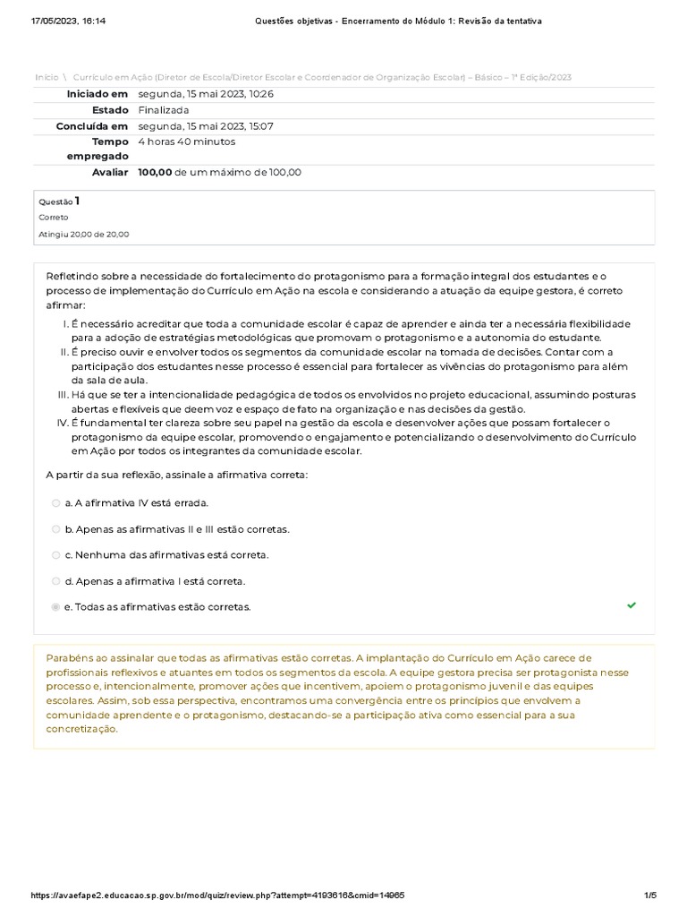 Módulo 1 | PDF | Pedagogia | Aprendizado