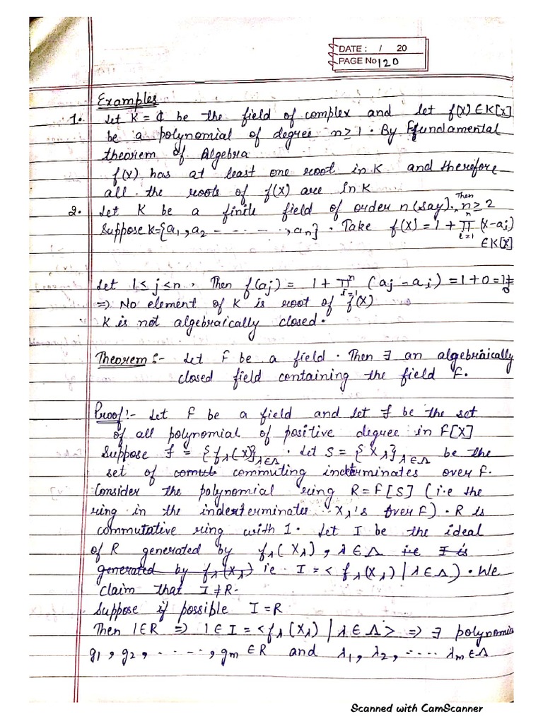 Algebra 2nd Sem Extra Notes Pdf