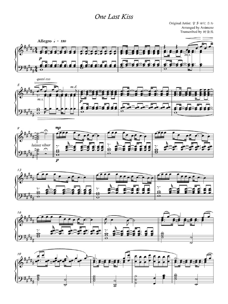 One Last Kiss Animenz Pdf