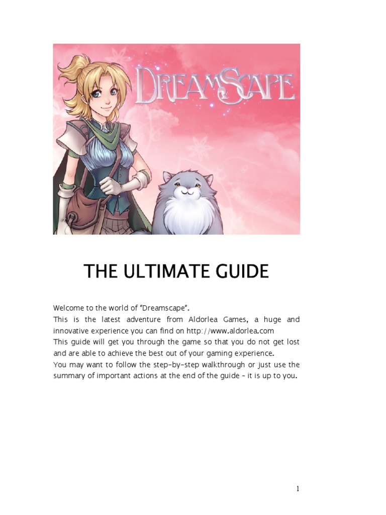 Dreamscape The Ultimate Guide | PDF