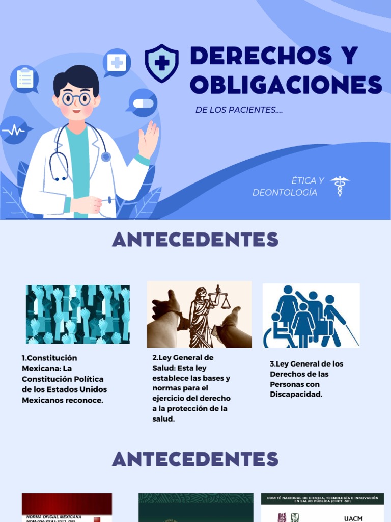 Derechos y Obligaciones Del Paciente | PDF | México