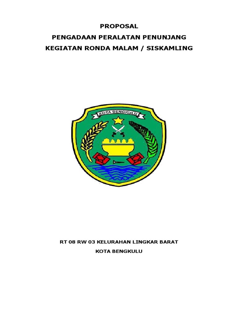 Proposal Pos Ronda | PDF