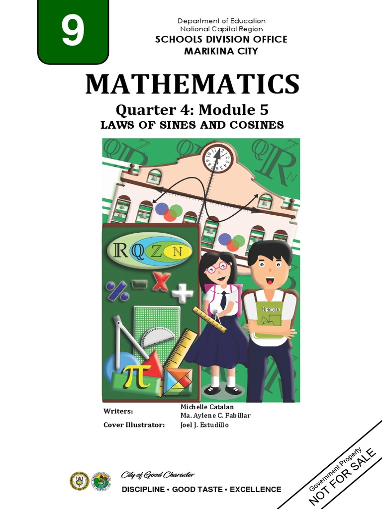 Grade 9 Math: Sines and Cosines Module | PDF | Triangle | Trigonometric ...