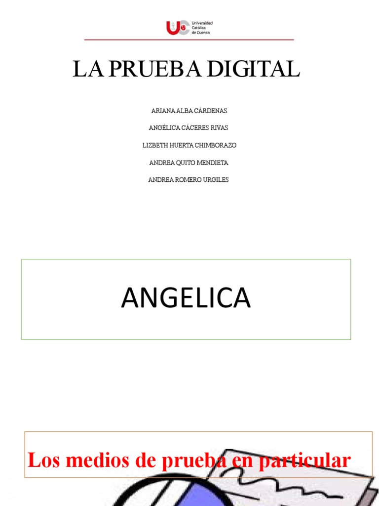 La Prueba Digital | PDF