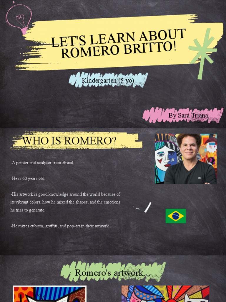 Exploring Romero Britto for Kids | PDF | Cognition | Cognitive Science