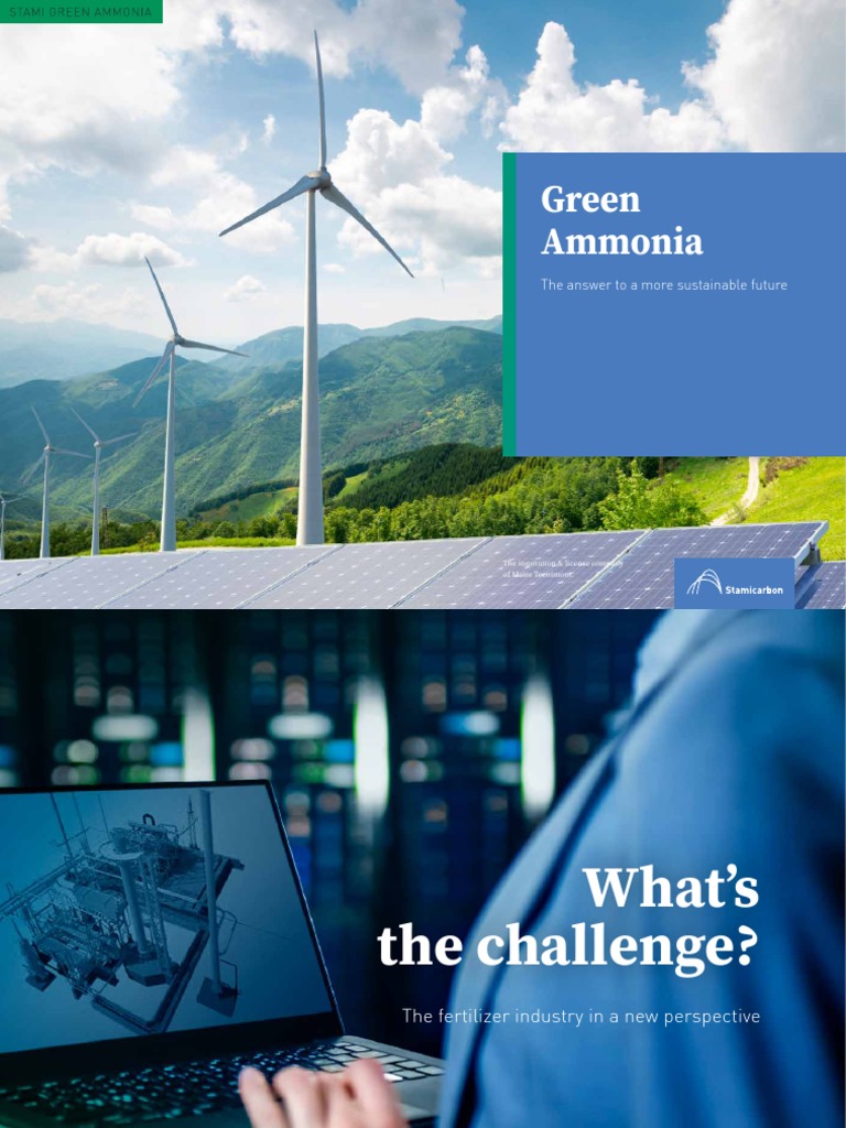STAMICARBON Brochure Green Ammonia | PDF | Ammonia | Hydrogen