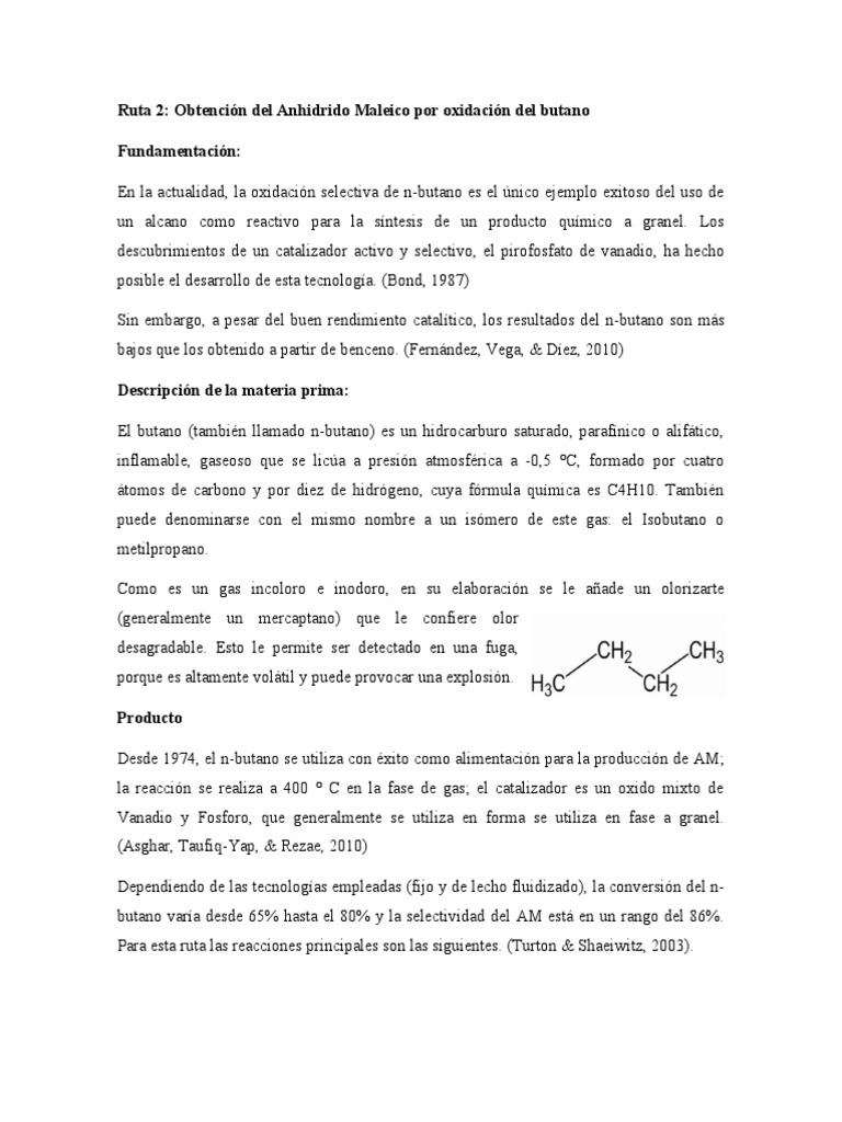 Ruta 2 Butano | PDF | Industria química | Hidrocarburos