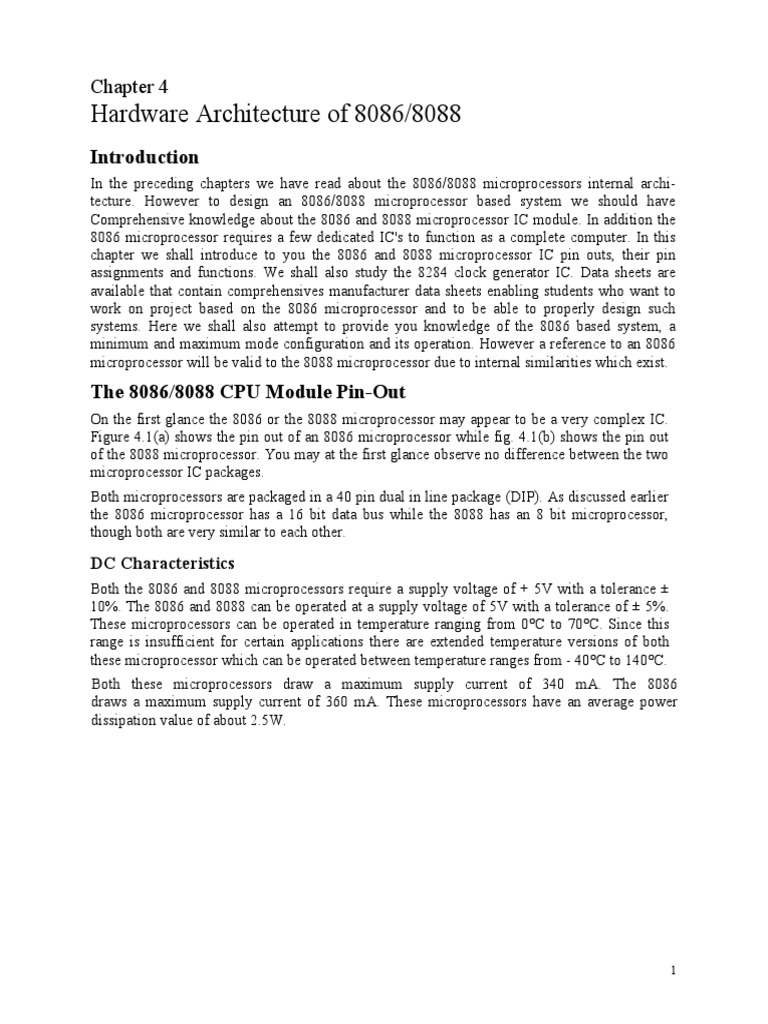 Chapter 4 - MP DSB | PDF | Central Processing Unit | Input/Output