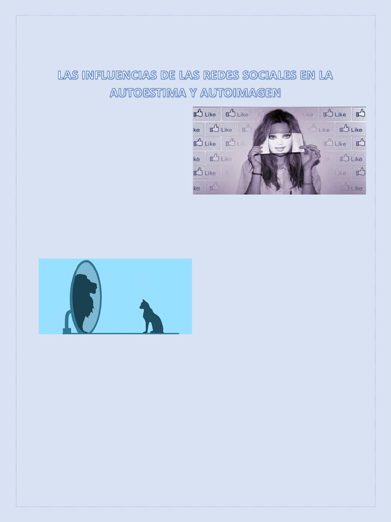 Cómo Afectan Las Redes Sociales A La Autoestima | PDF | Autoestima ...