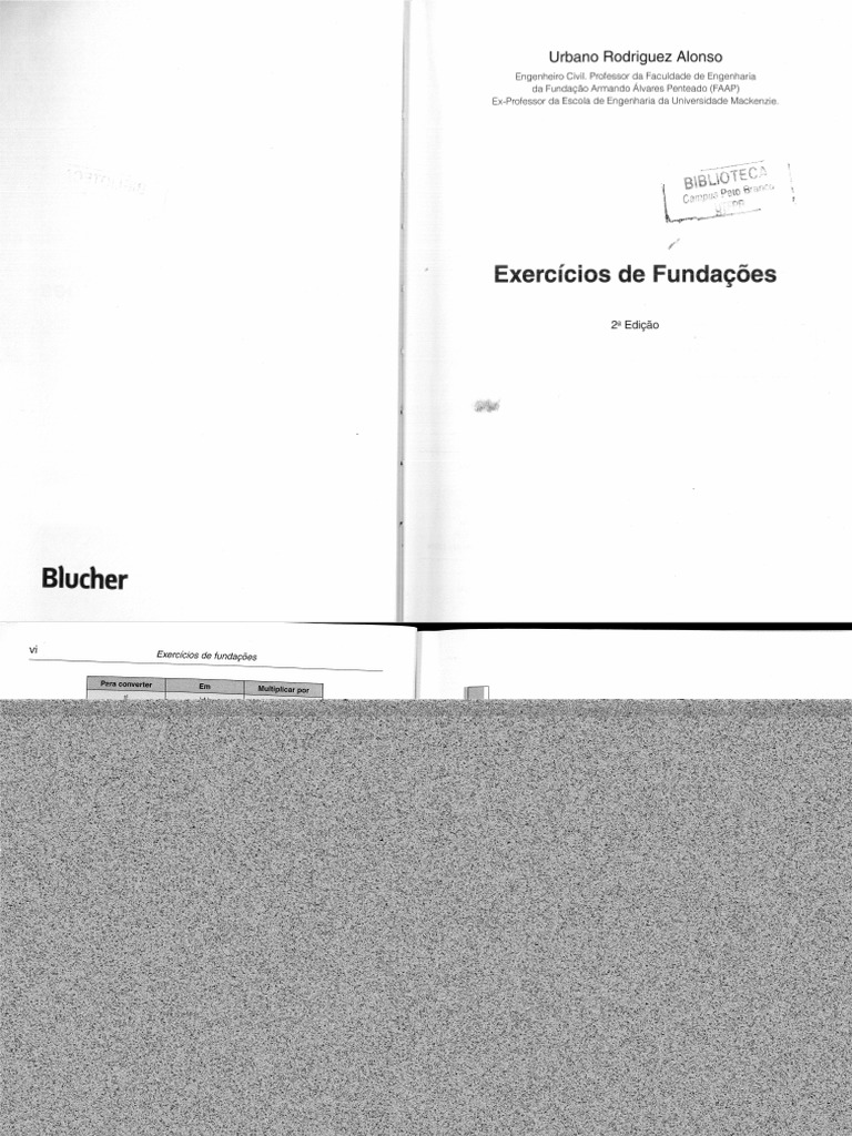 Exercicios de Fundações - 2ª Ed - Urbano Rodriguez Alonso | PDF