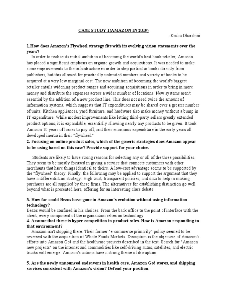 21nku10 - Case Study 1 | PDF | Retail | Expense