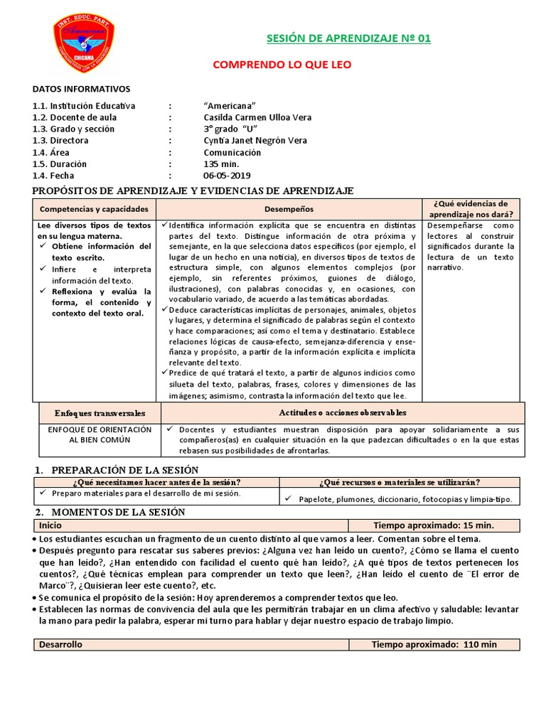 01 - Comprendo Lo Que Leo | PDF | Aprendizaje | Comunicación humana