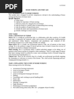 First AId Notes - Updated | PDF | First Aid | Cardiopulmonary Resuscitation