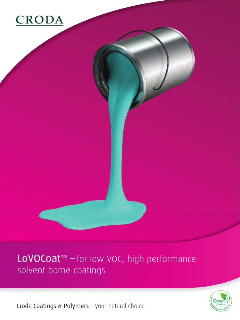 LoVOCoat - For Low VOC High Performance Solvent Borne Coatings | PDF ...