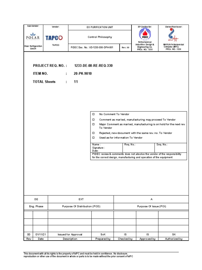 VD 1233 330 DPH 001 0 | PDF | Pump | Heat Exchanger