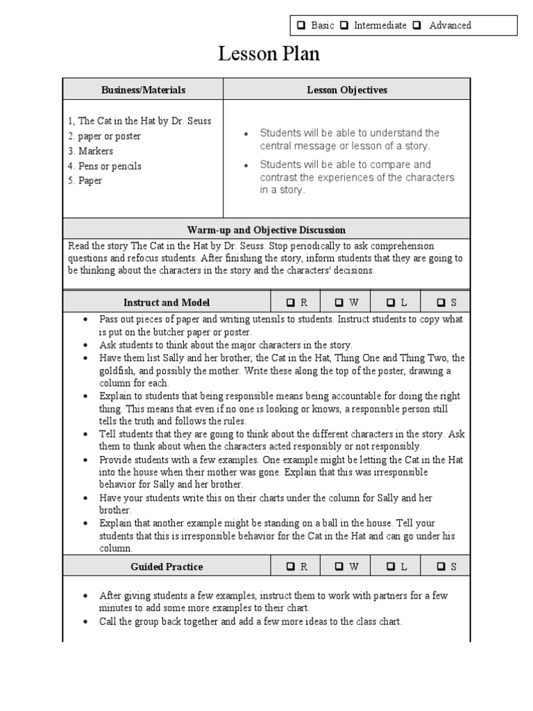 Lesson-Plan-Template - COURSERA | PDF | Learning | Cognitive Science