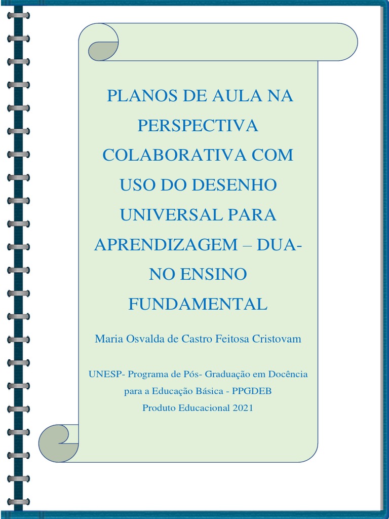 Planos de Aula - DUA | PDF | Pedagogia | Aprendizado