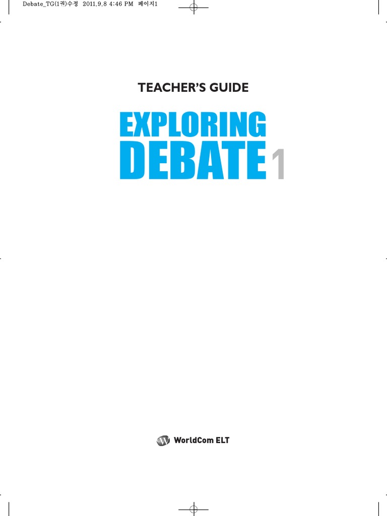 Exploring Debate: Teacher's Guide | PDF | Dieting | Fast Food