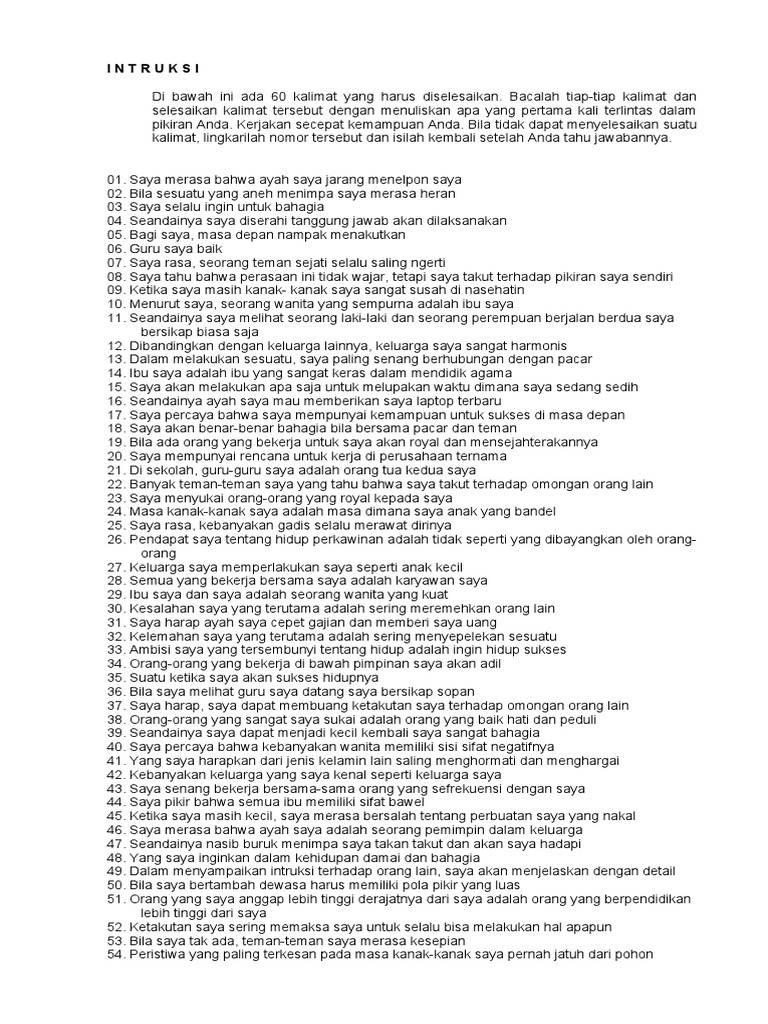 Lembar SSCT Aisyah | PDF