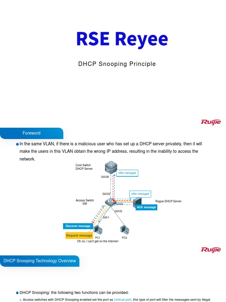 2 3 1 Dhcp Snooping Pdf Network Switch Port Computer Networking