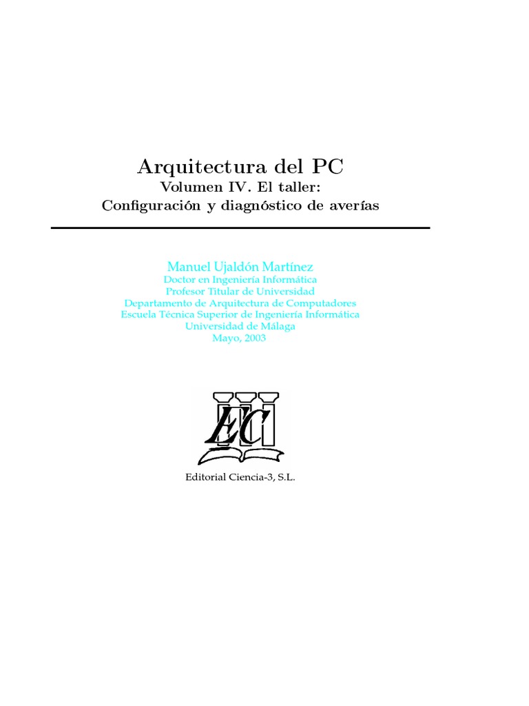 Arquitectura Del PC Vol IV El Taller Configuración y Diagnóstico | PDF | Bios | Publicación