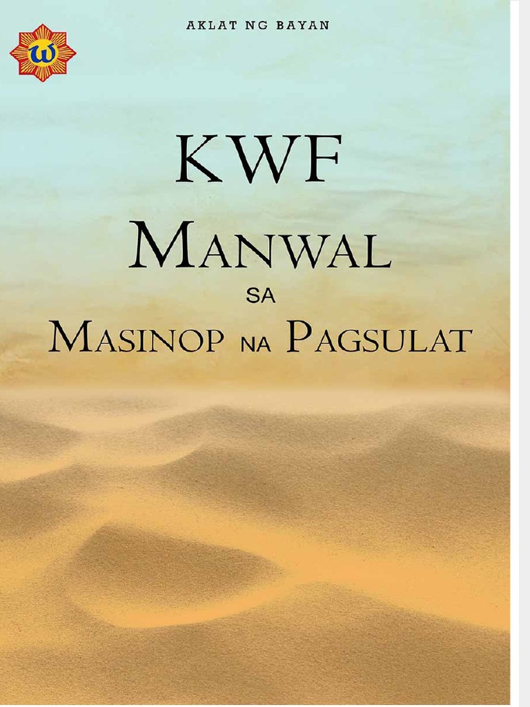Dokumen - Tips KWF Manwal Sa Masinop Na Pagsulat | PDF