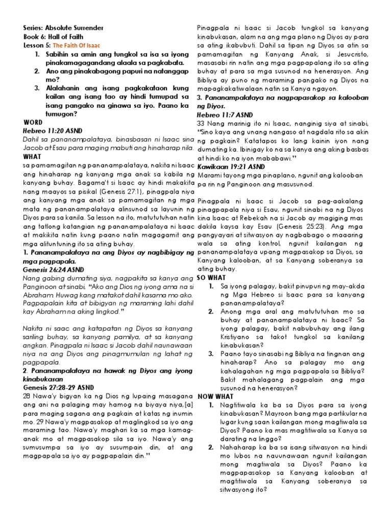 Series 2 Book 6-Lesson5 | PDF