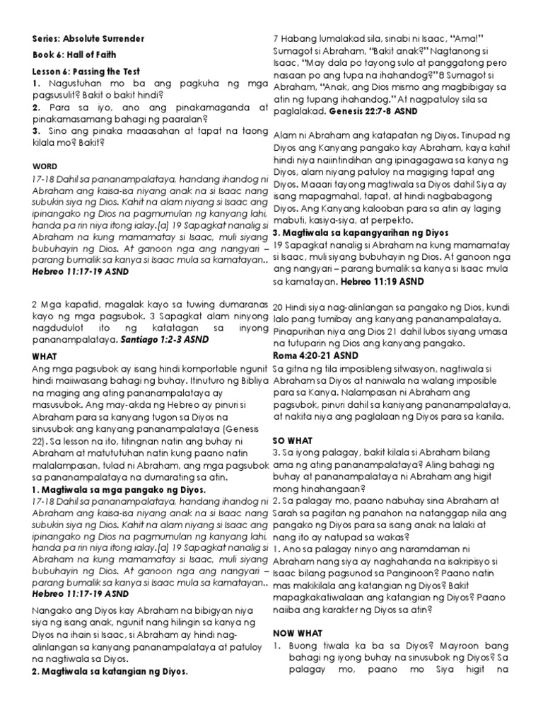 Series 2 Book 6-Lesson6 (1) | PDF