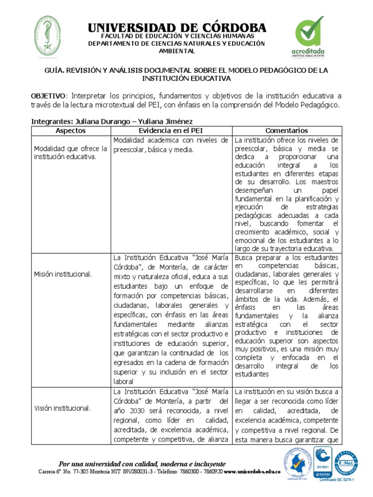 Protocolo 2 Guía Revisión Documental. PPI-II. Juliana | PDF | Aprendizaje | Enseñando