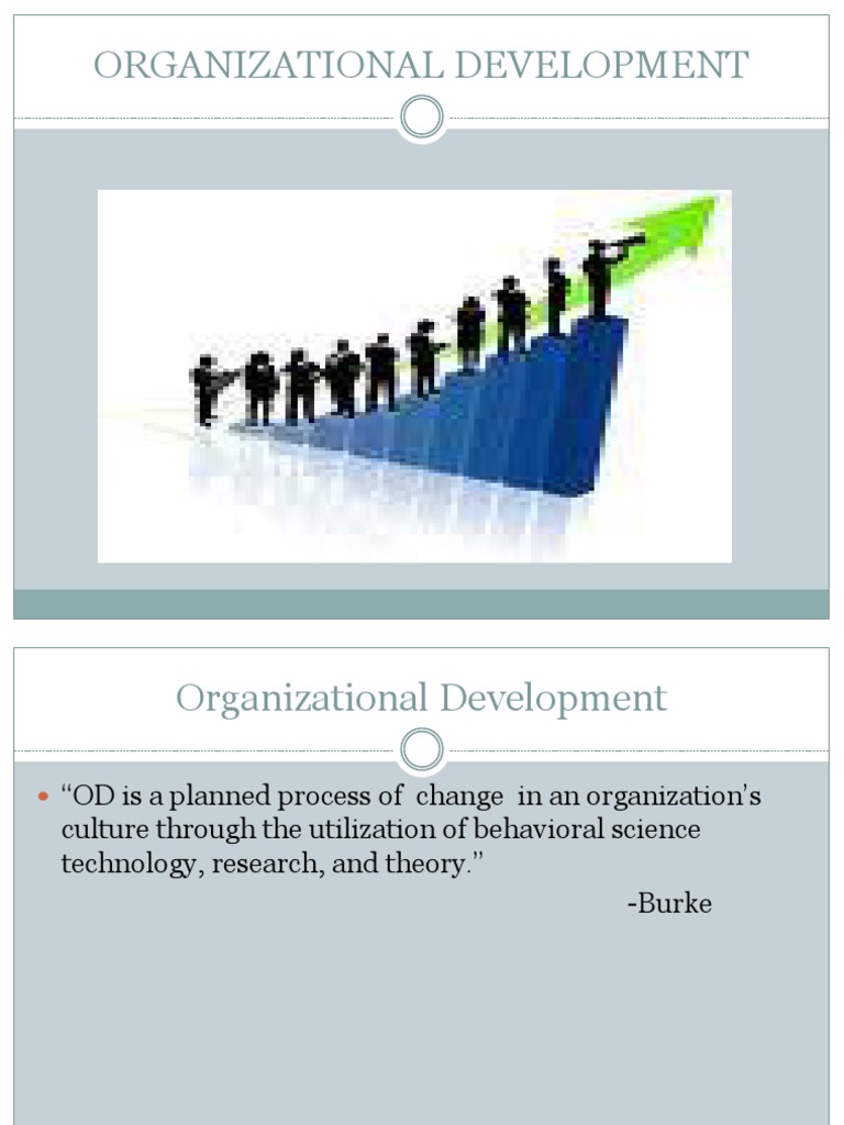 Organization Development | PDF | Organization Development | Human Nature