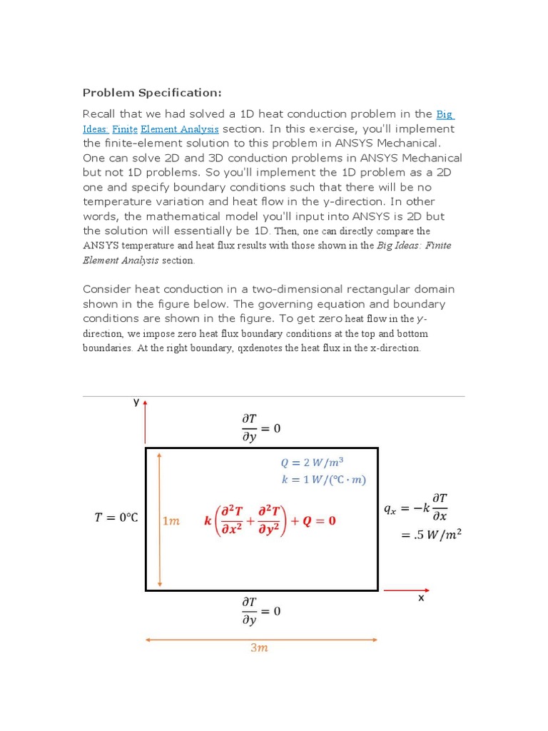Prob Specification | PDF