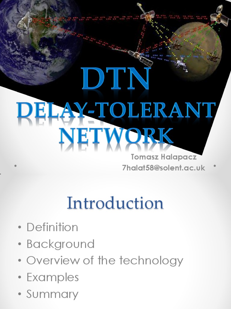 Delay Tolerant Networking Guide | PDF | Media Technology | Computer Network