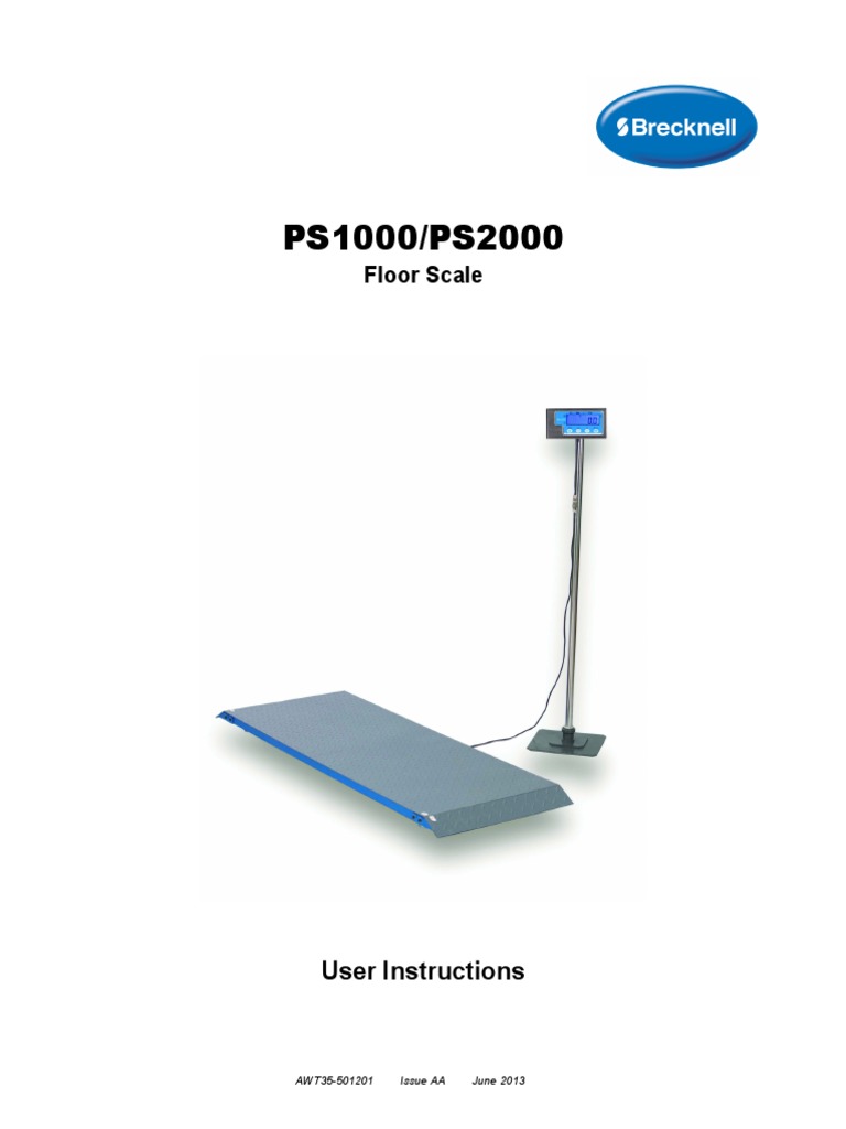 Brecknell PS1000 PS2000 Manual | PDF | Electromagnetic Interference ...