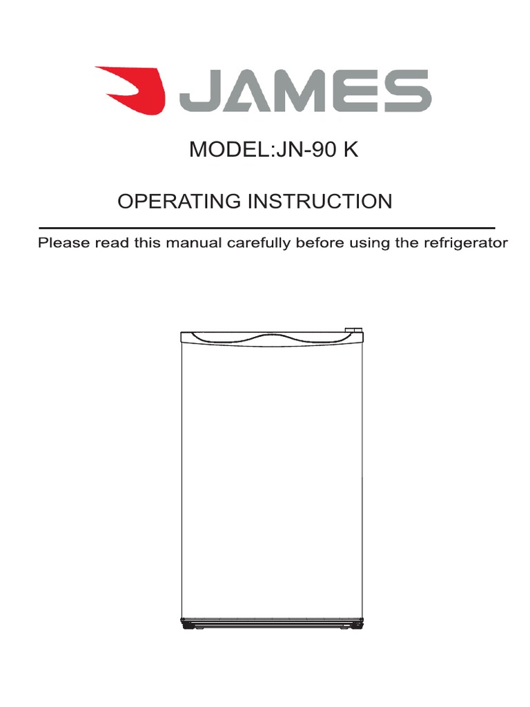 Manual Frigobar JN-90 K | PDF | Reciclaje | Refrigerador