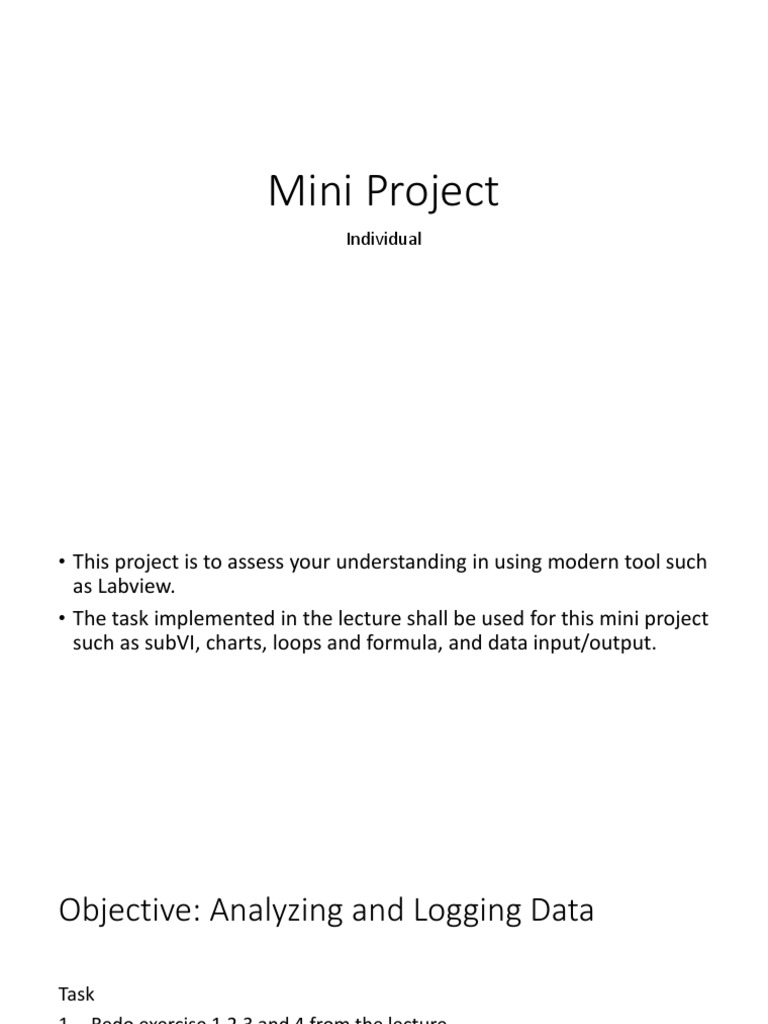 Mini Project | PDF