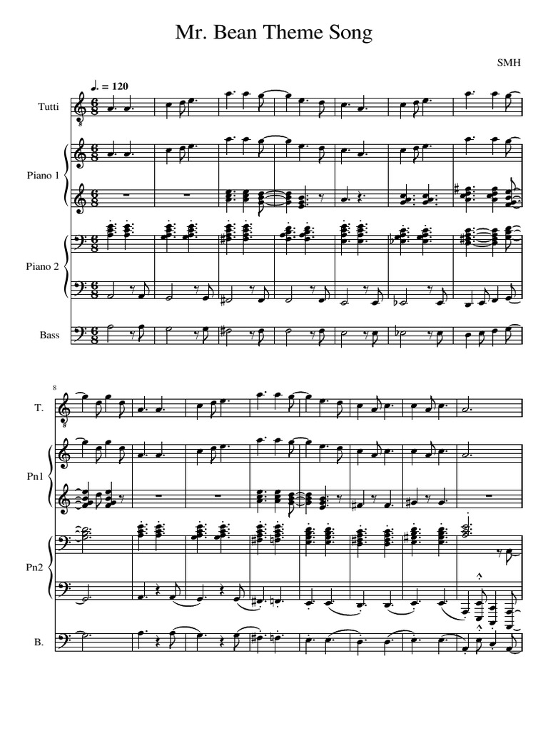 MR Bean Theme Song | PDF