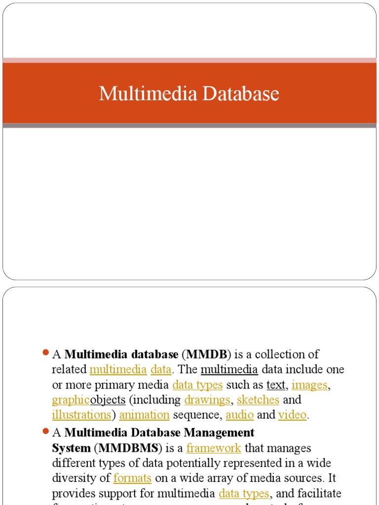 Multimedia Databases | PDF | Databases | Database Transaction