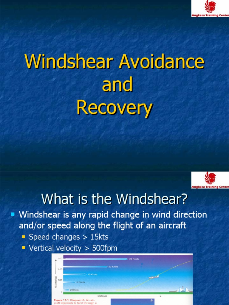 Windshear Avoidance and Recovery Guide | PDF | Thunderstorm | Applied ...