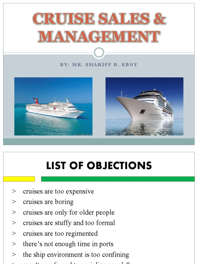 Cruise Sales & Management 2 | PDF | Tonnage | Waiting Staff