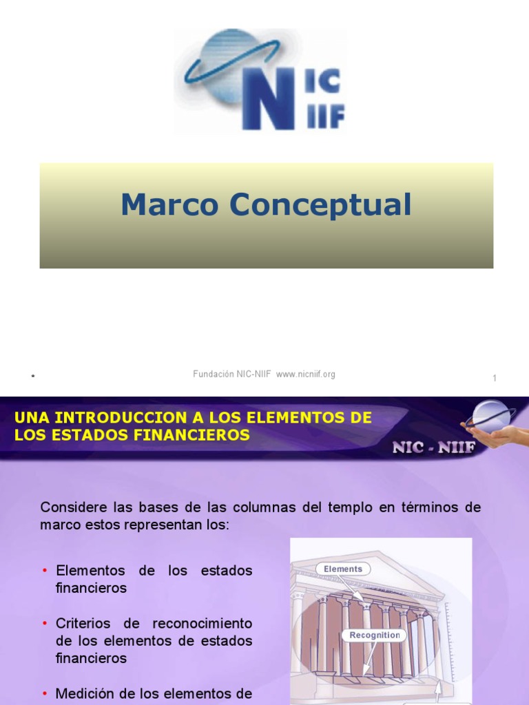 MARCO CONCEPTUAL NIC - NIIF | PDF | normas internacionales de ...