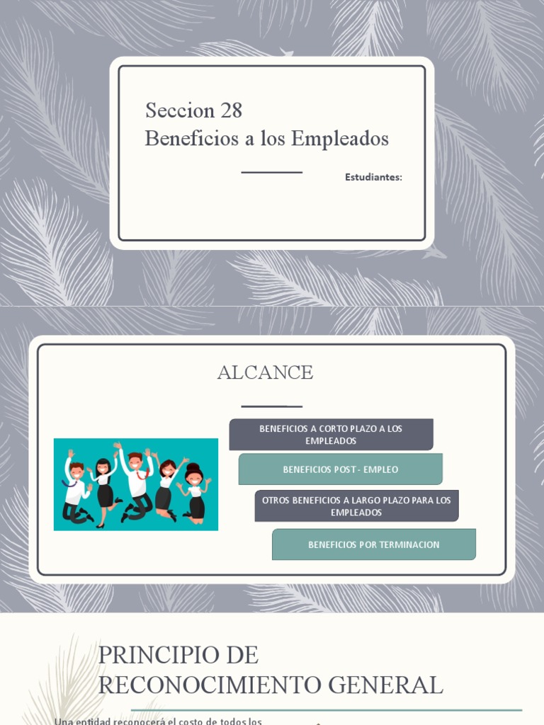Beneficios a Empleados según NIIF 28 | PDF | Salario | normas ...