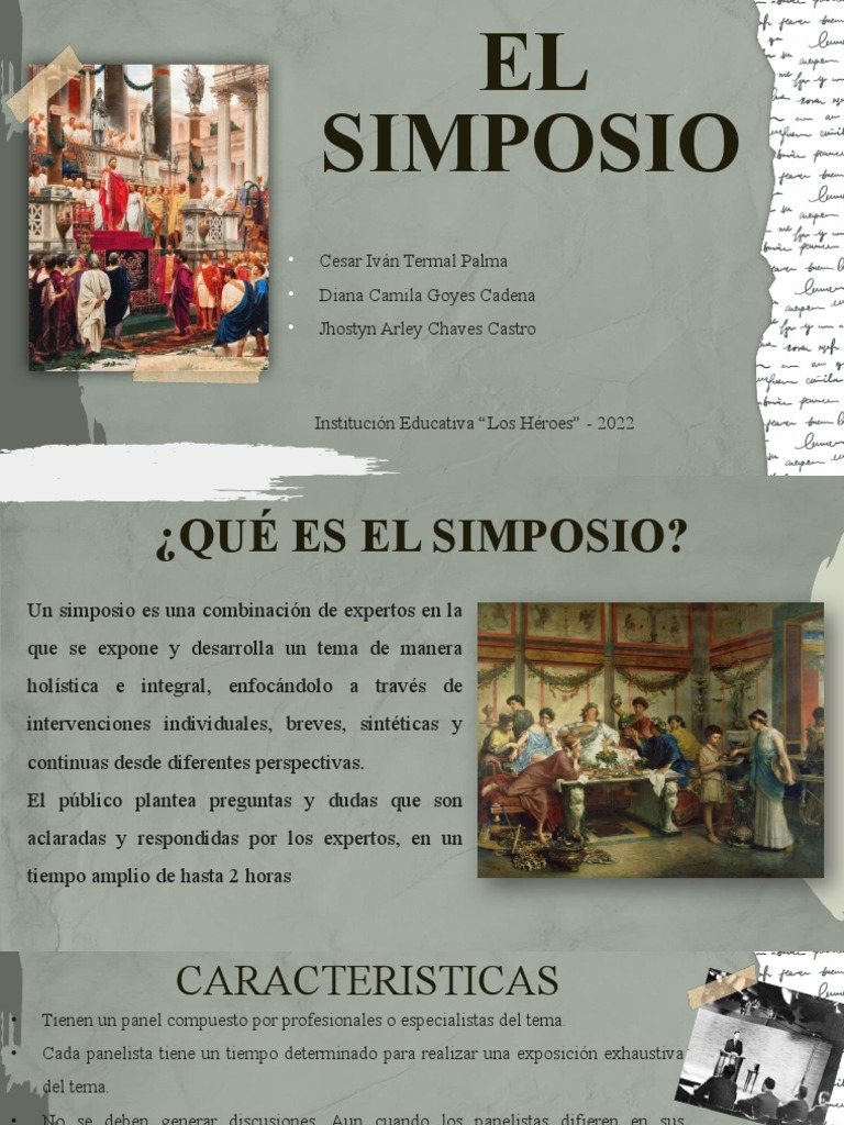 El Simposio. | PDF | Cognición