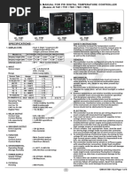 PID500 Temperature Controller Manual | PDF | Electrical Wiring | Fuse (Electrical)