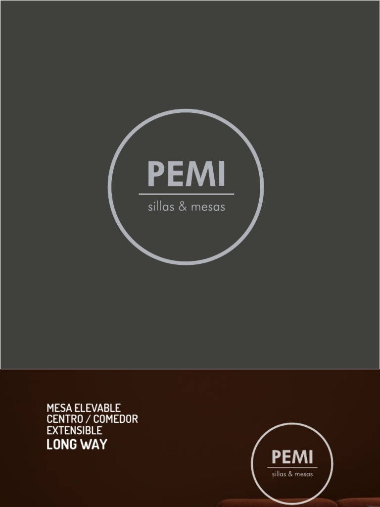 Catalogo Pemi Mesas Sillas Mod | PDF | Diseño | Sector secundario de la ...