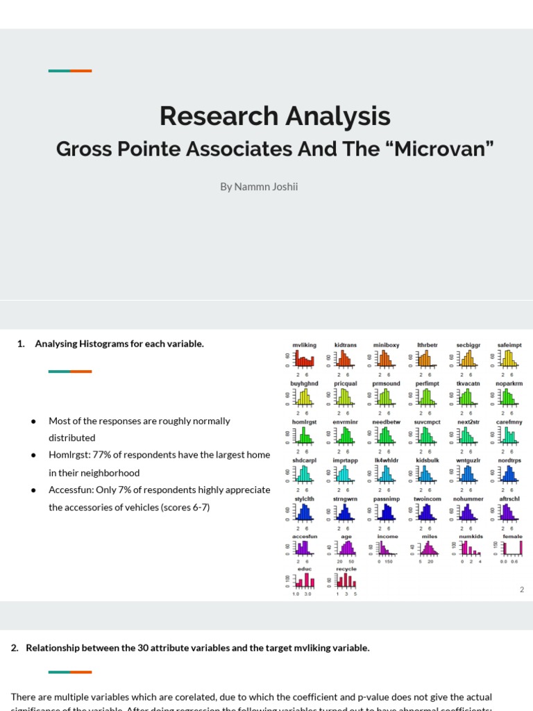 Insights - Gross Pointe Associates and The "Microvan" Analysis | PDF ...