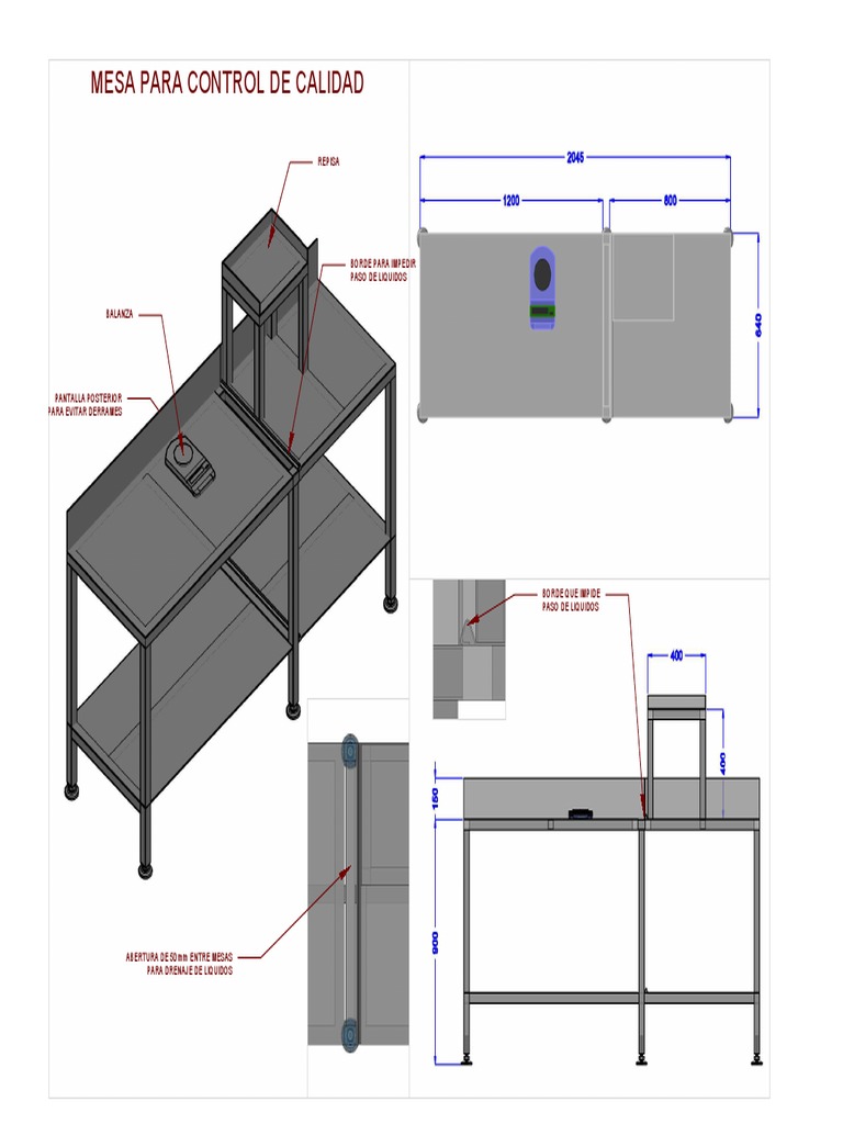 Mesa de Control para Calidad Industrial | PDF