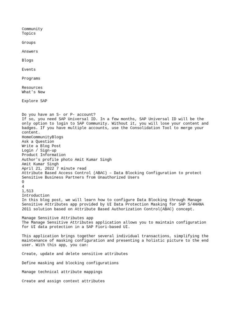 ABAC Attribute based Access control | PDF | Mobile App | Systems ...