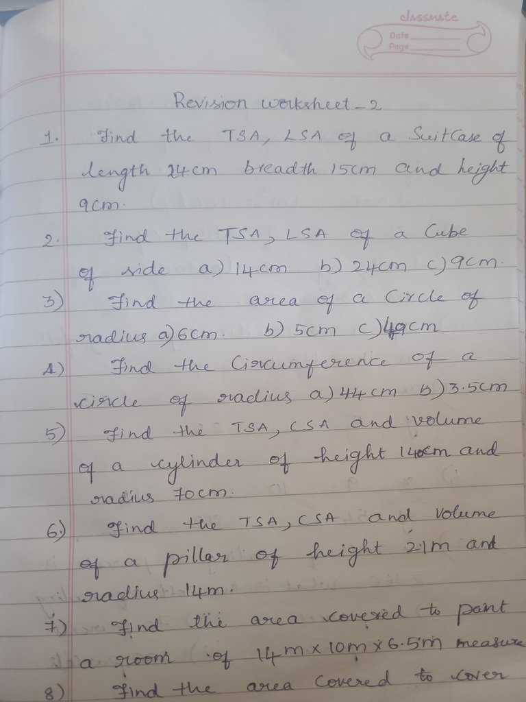 Revision Worksheet PT4 | PDF