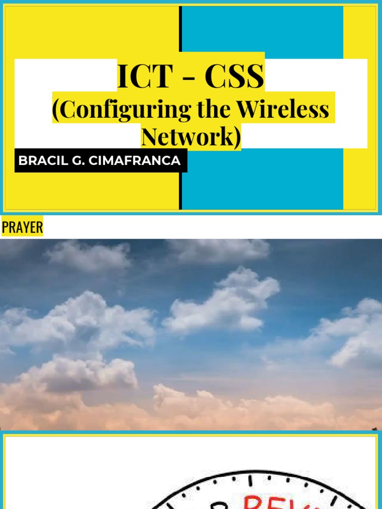 1COMPUTER SYSTEMS SERVICING Configuring The Wireless Network | PDF