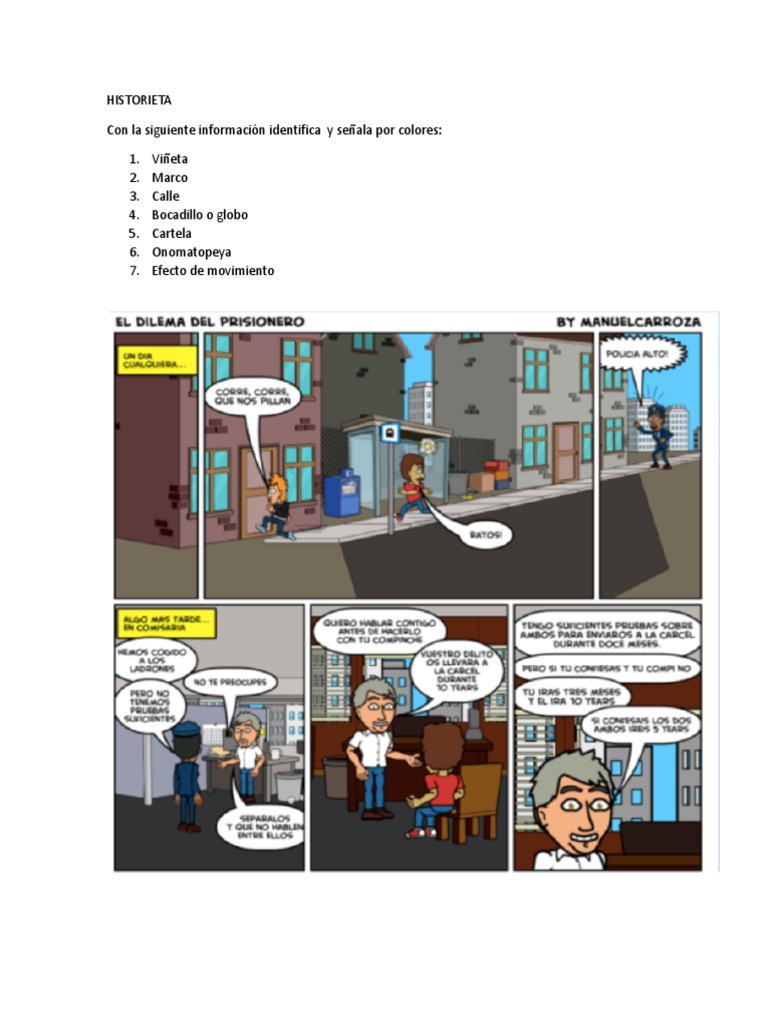 HISTORIETA Ejercicio | PDF